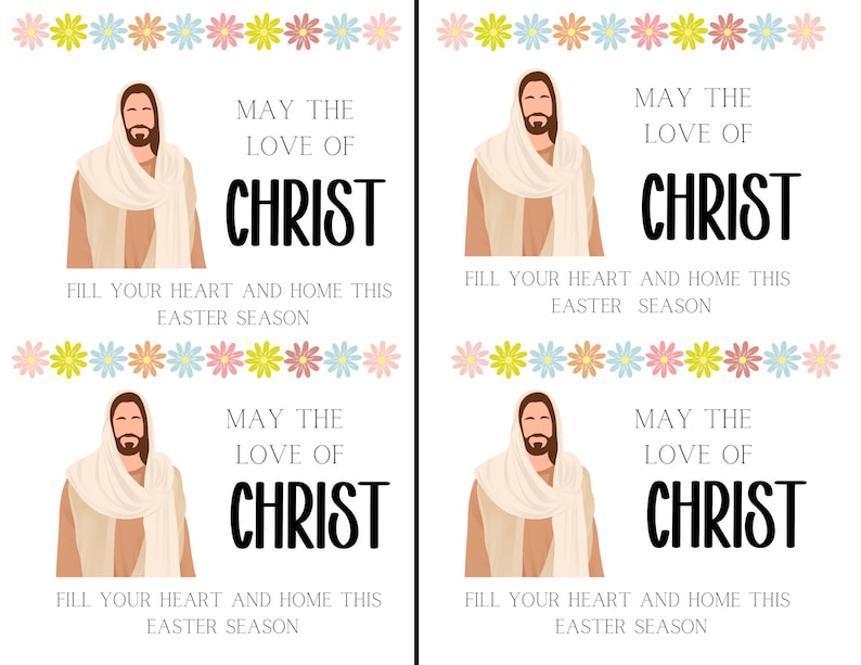 Easter Gift Tag | Printable Gift Tag | Lds Primary Prints | Lds Easter ...