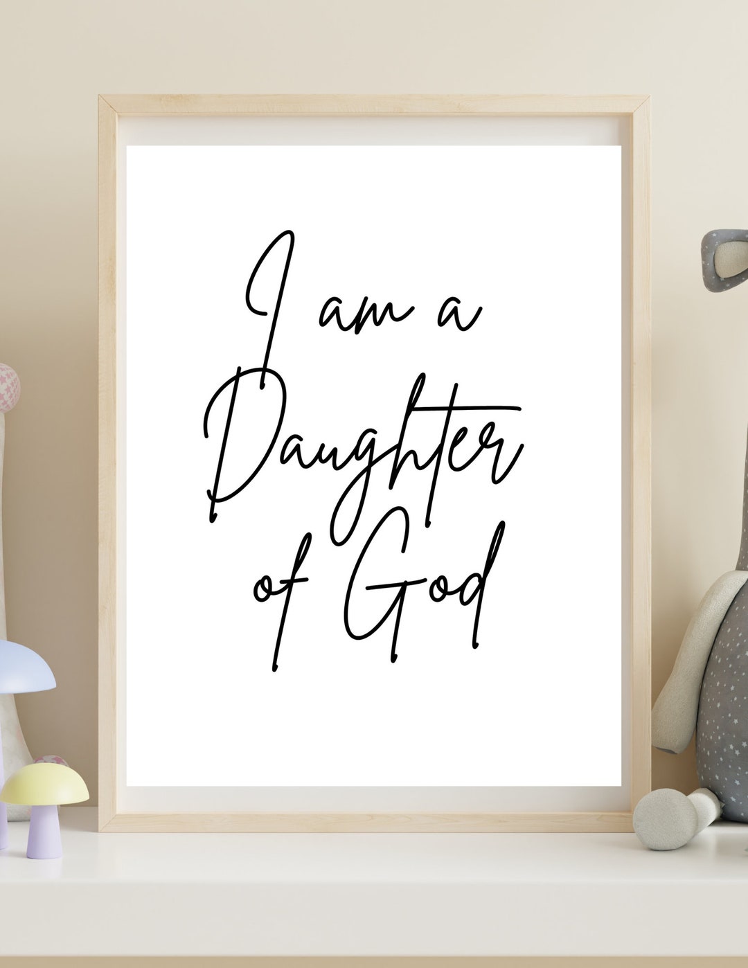 I Am a Daughter of God | LDS Baptism Gift | LDS Printable | LDS Primary ...