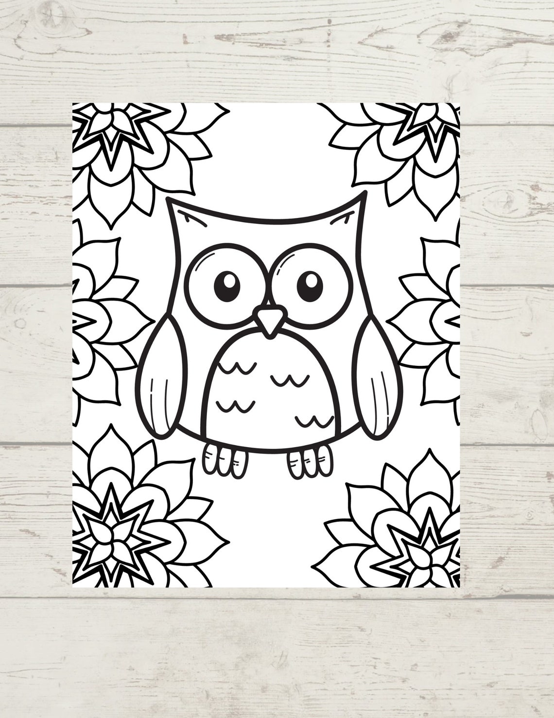 Owl Coloring Page 5 Coloring Pages Printable Coloring Page Primary ...