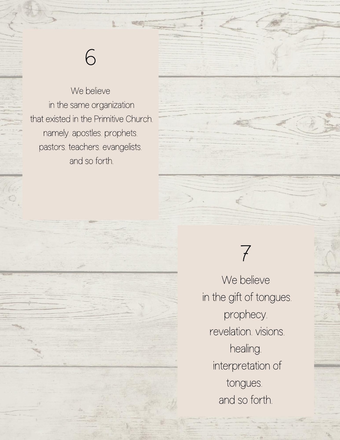Articles of Faith Cards Primary Prints Lds Primary Latter-day Saints ...