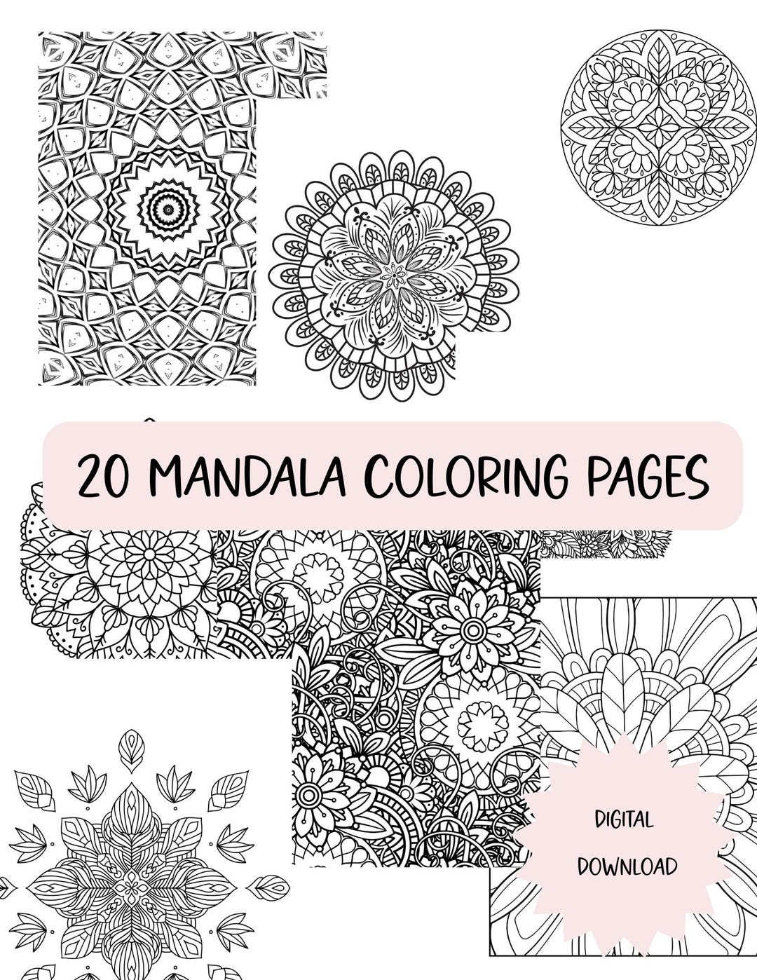 Mandala Coloring Pages Printable Coloring Page Primary Coloring Page ...