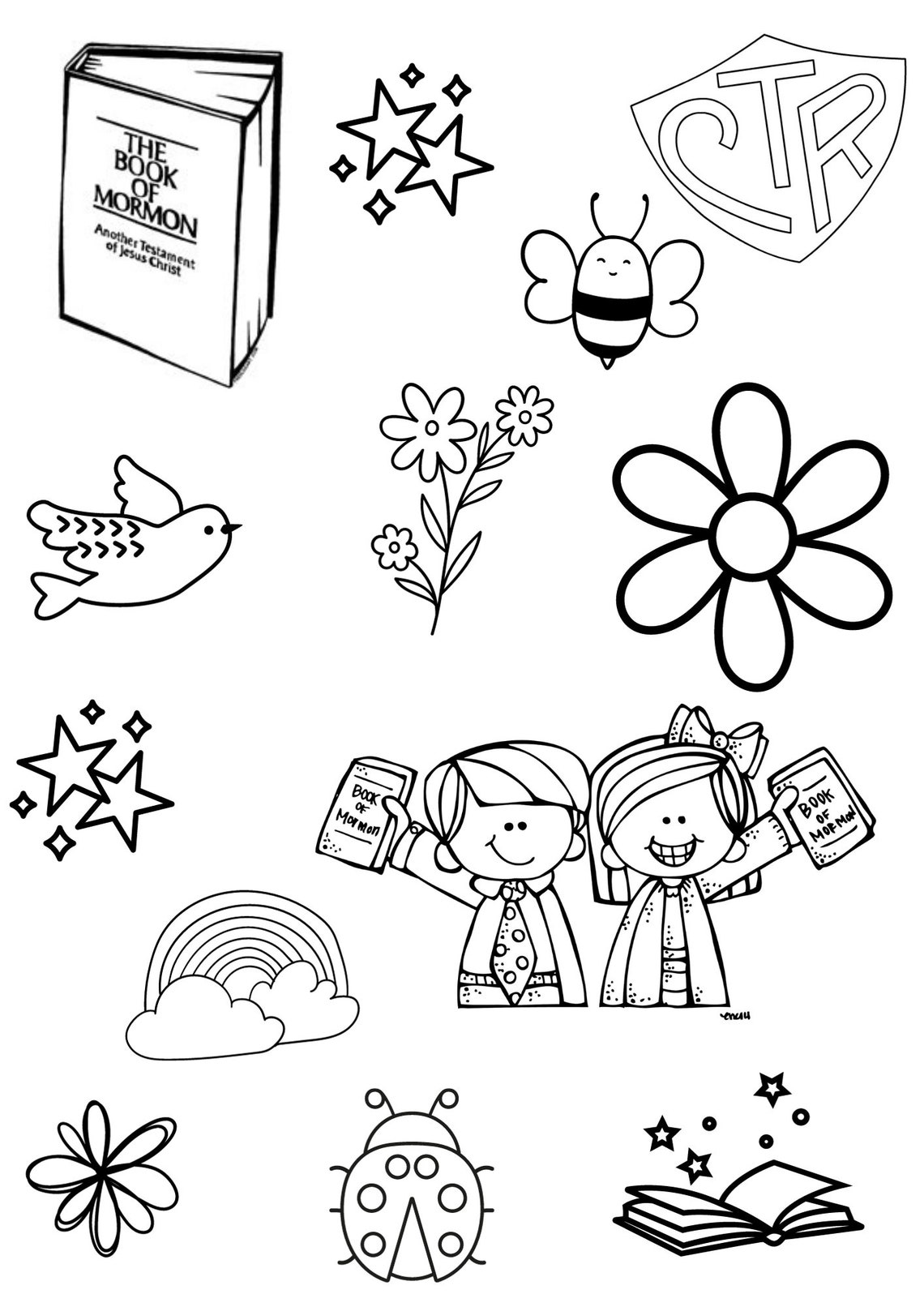 Lds Coloring Pages Printable Coloring Page Lds Primary Primary Coloring ...