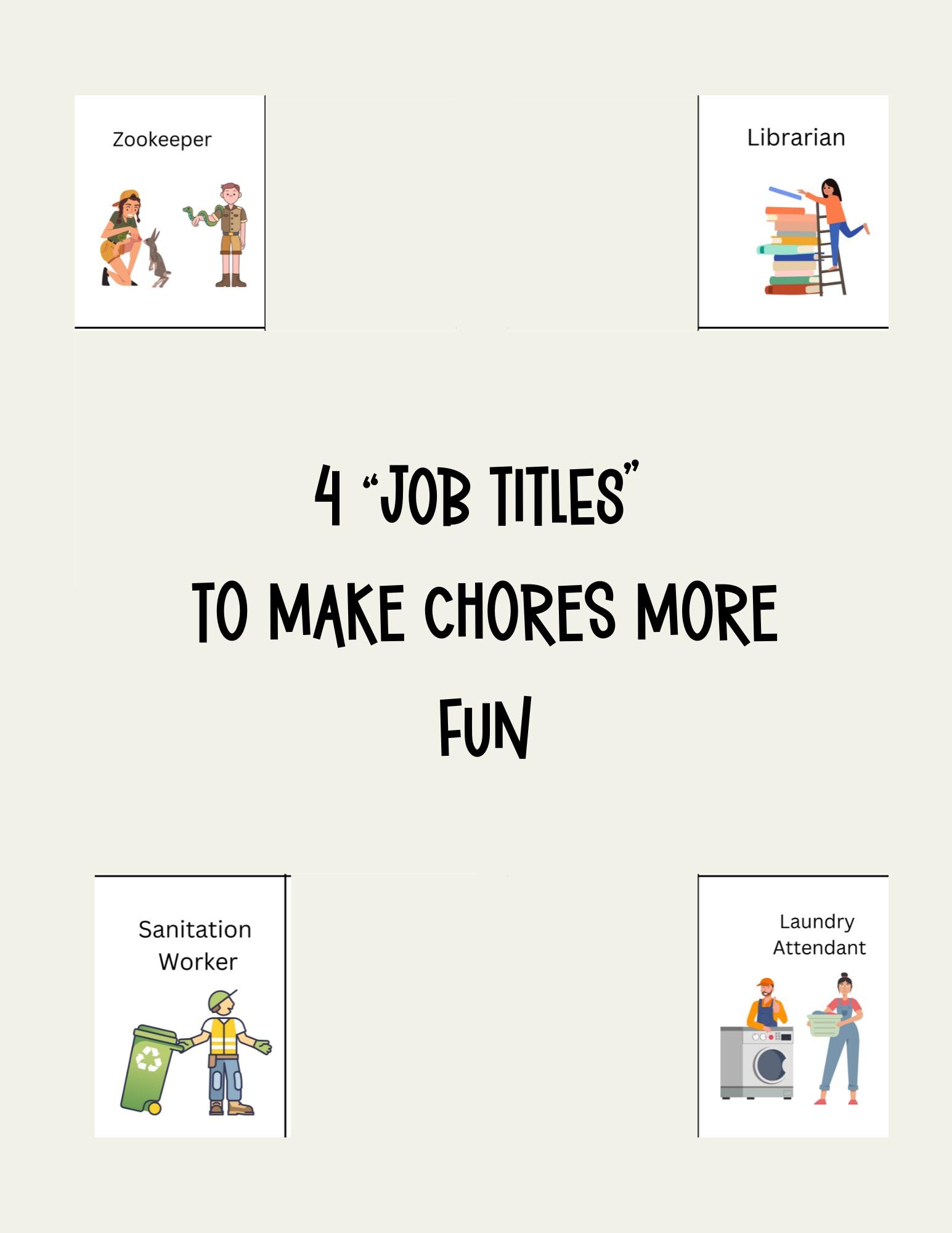 Kids at Home Job Cards Tag | Printable Gift Tag | Lds Primary Prints ...
