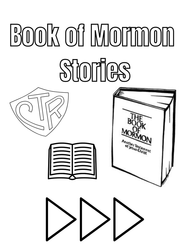 5 Coloring Pages Printable Coloring Page Lds Primary Primary Coloring ...