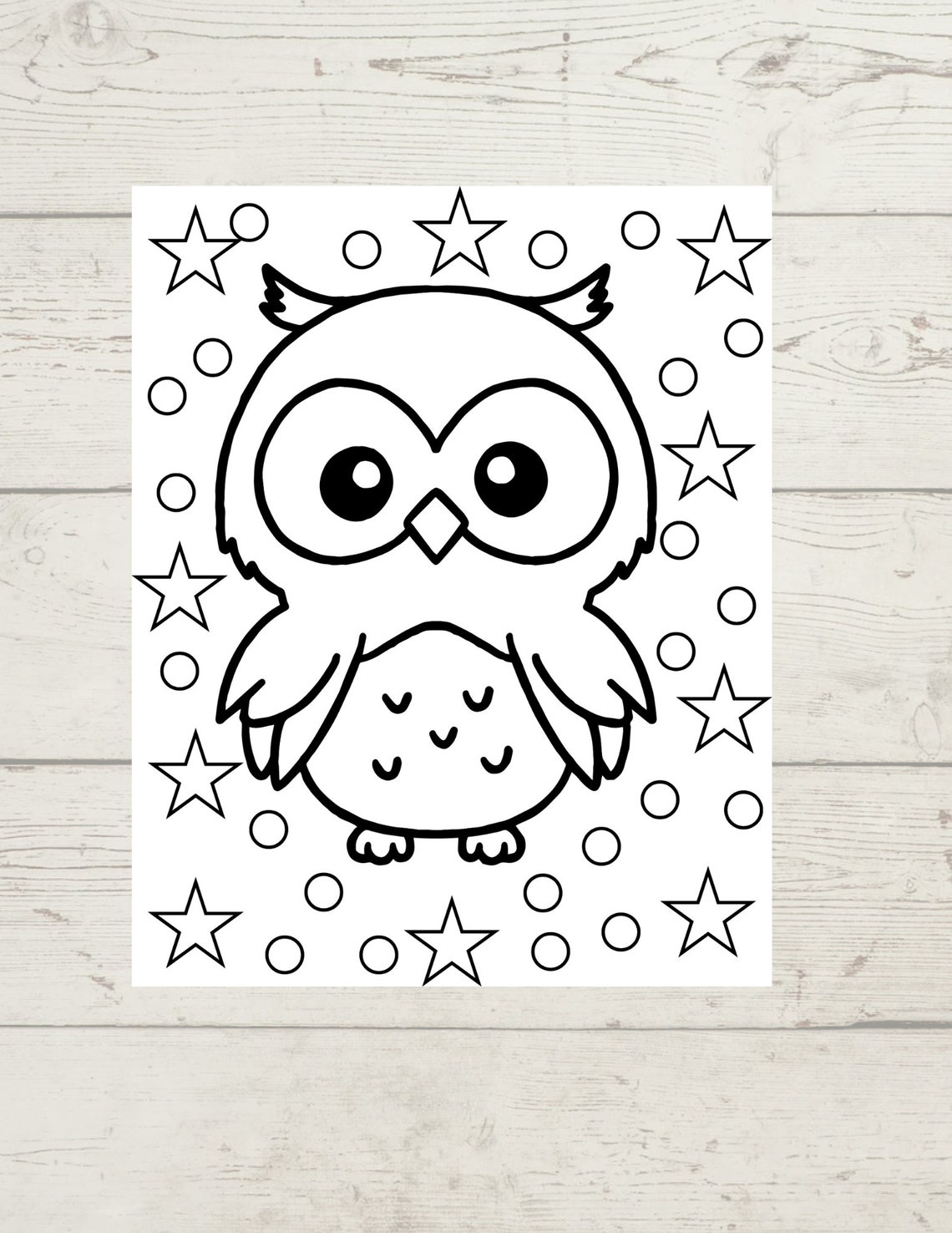 Owl Coloring Page 5 Coloring Pages Printable Coloring Page Primary ...