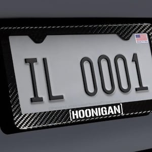 Hoonigan License Plate Frame - Etsy