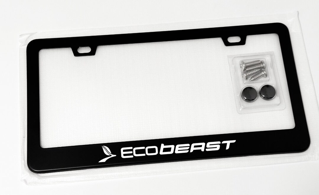 Ecobeast License Plate Frame US Size Ford Eco Boost / Eco Beast - Etsy