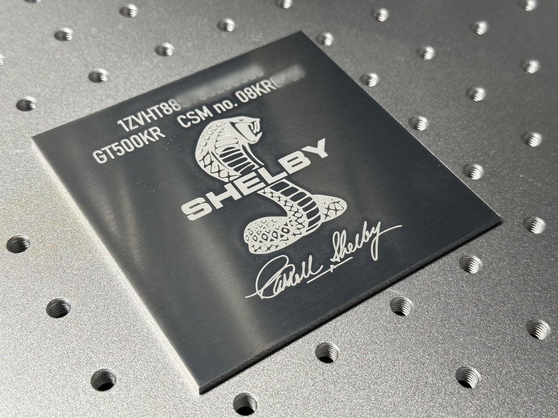 SVT Cobra / GT500 Signature Shelby Series Plaque Emblem Badge for ...