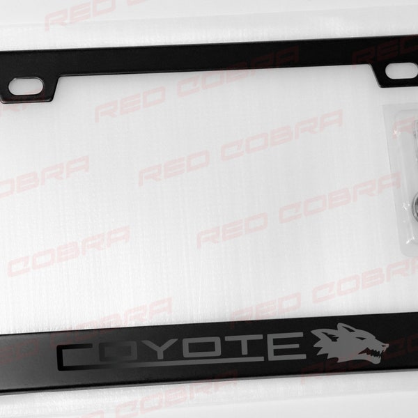 Coyote License Plate Frame - Etsy