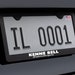 Kenne Bell Supercharged Black Metal License Plate Frame W/ Screws ...