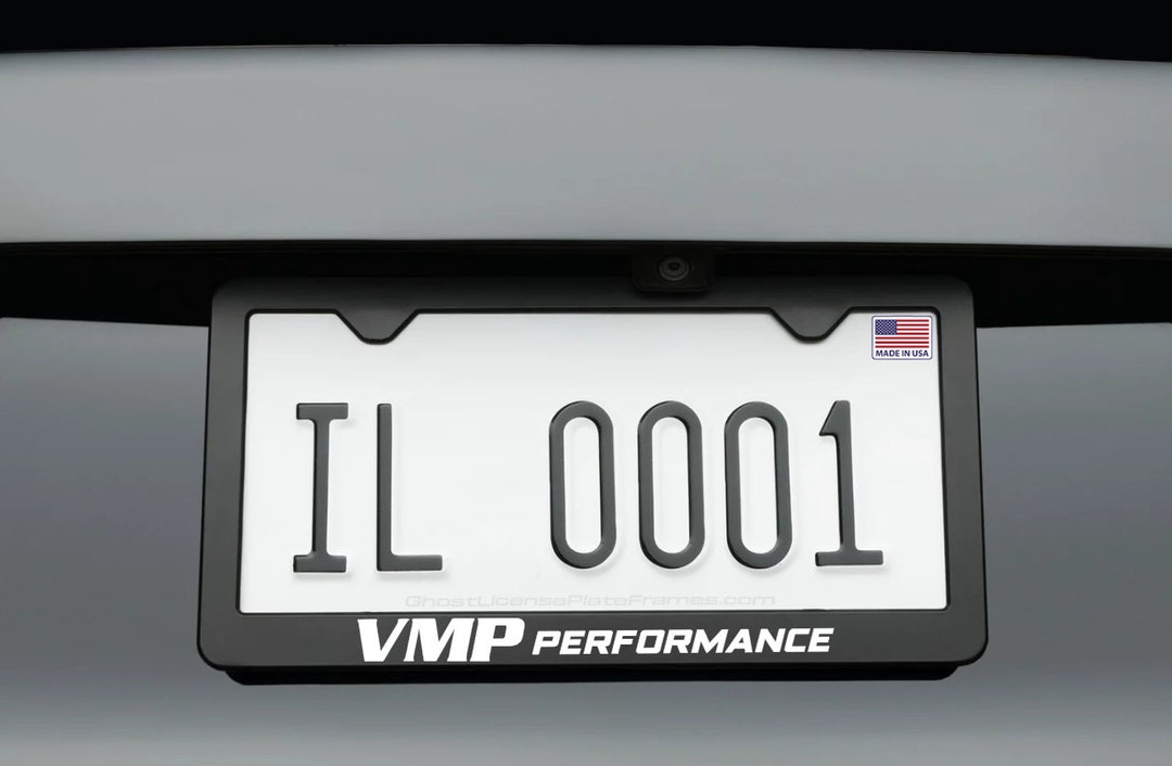VMP Performance Supercharged on Black Metal License Plate Frame - Etsy