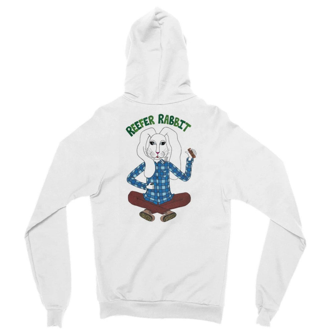 Classic Unisex "reefer Rabbit" Zip Hoodie - Etsy
