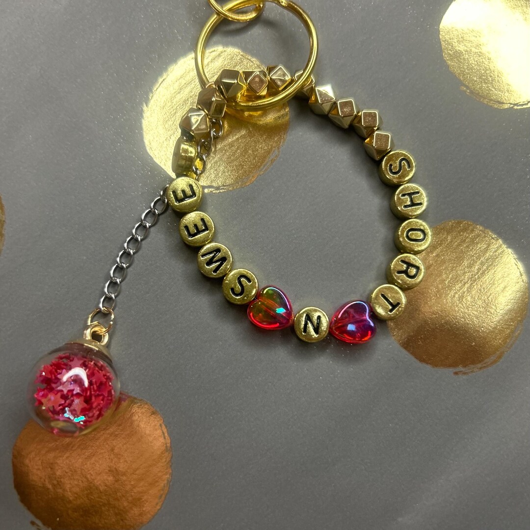 Sabrina Carpenter Inspired Keychain: Short N Sweet Friendship Bracelet ...