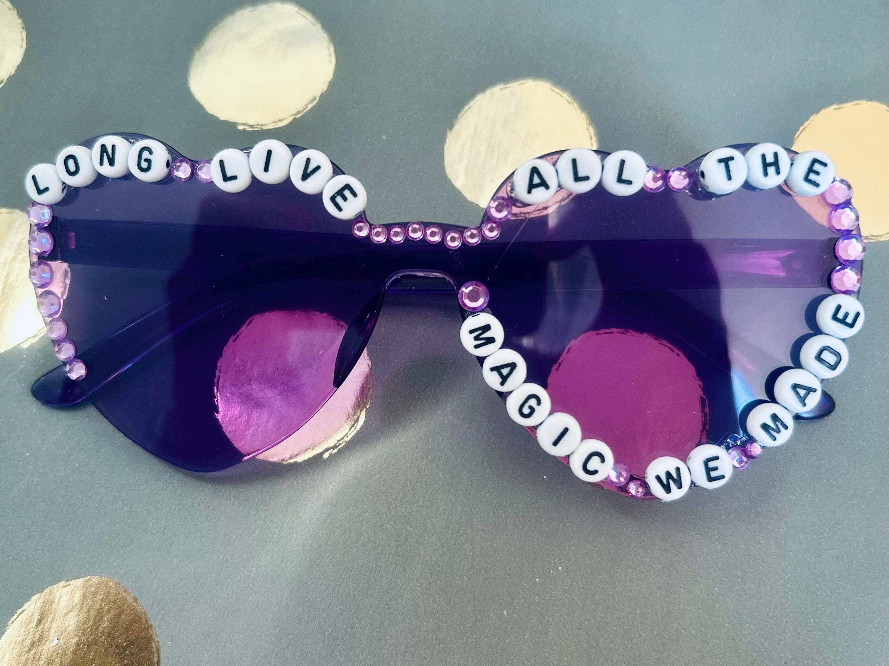 Novelty Festival Gig Concert Birthday Hen Do Heart Shaped Sunglasses ...