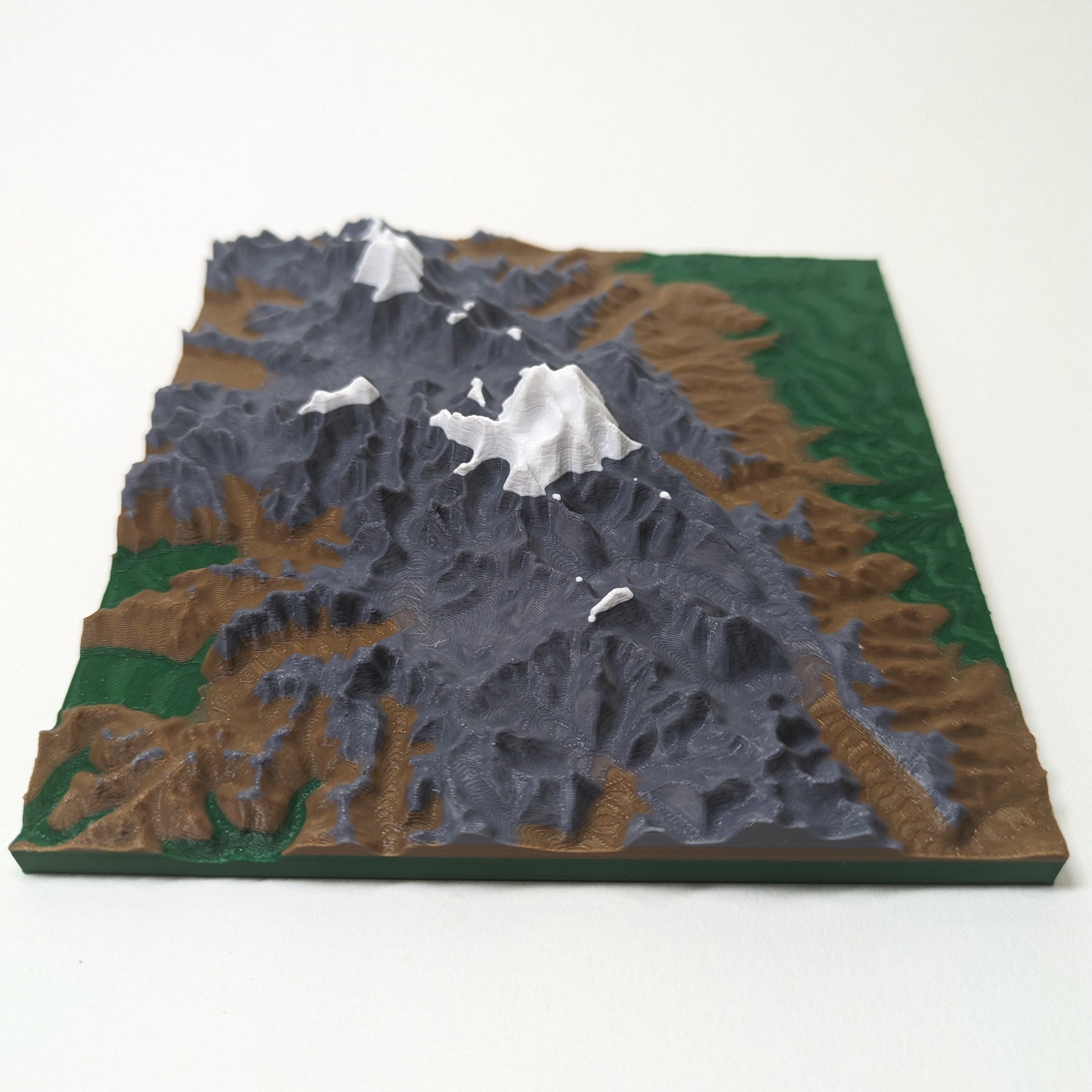 Custom Region 3D Color Topographical Map - Etsy