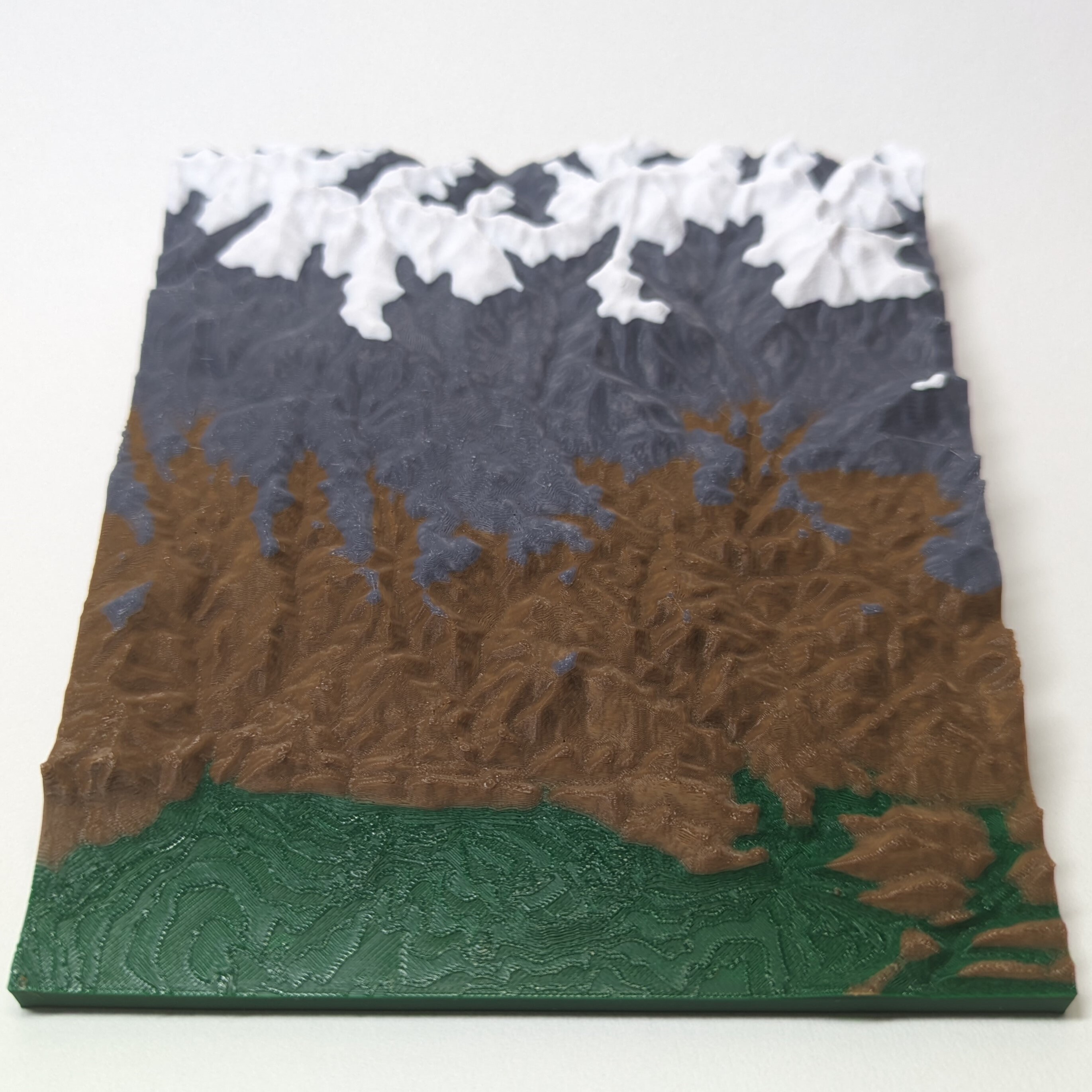 Custom Region 3D Color Topographical Map - Etsy