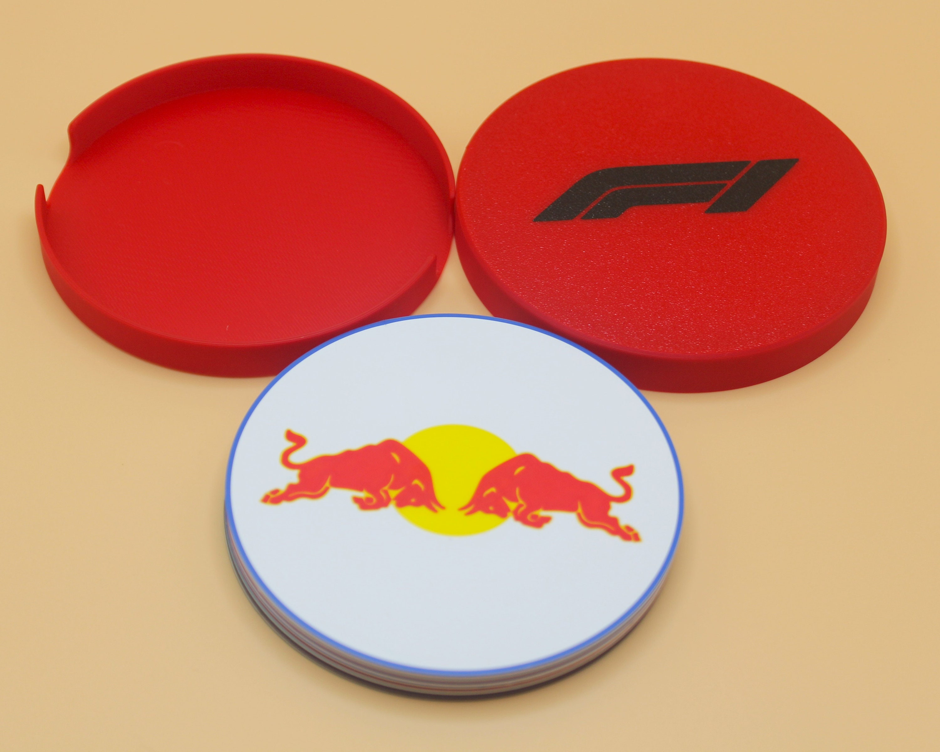 Formula 1 Team Logo Coaster Set: 2024 Edition Free US Shipping - Etsy