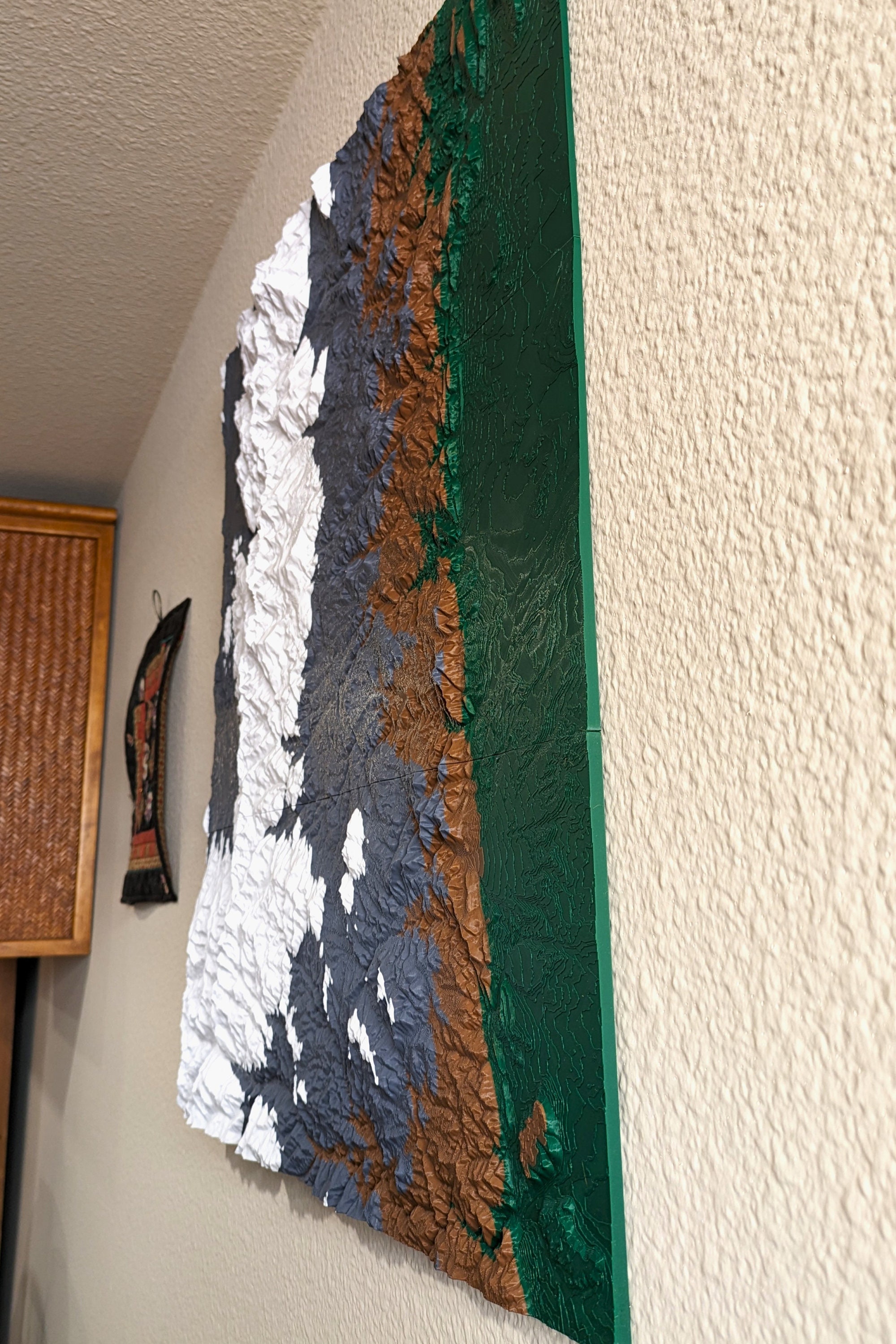 Wall-scale Custom Topographic Map Art - Etsy