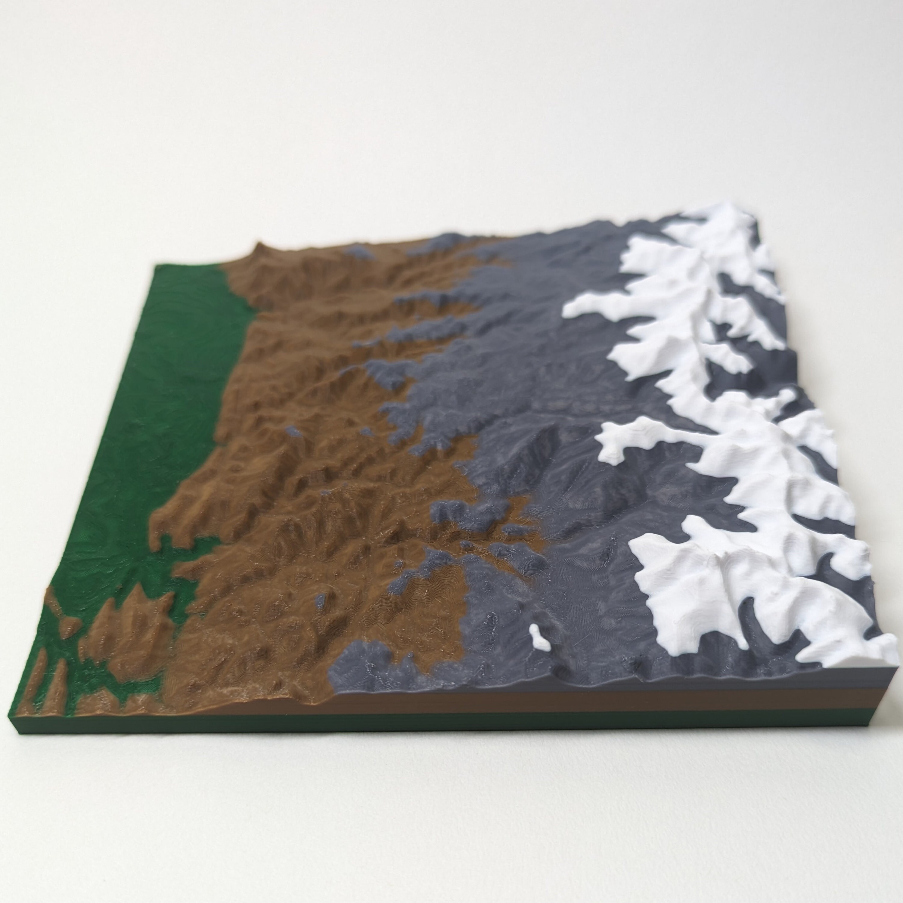Custom Region 3D Color Topographical Map - Etsy