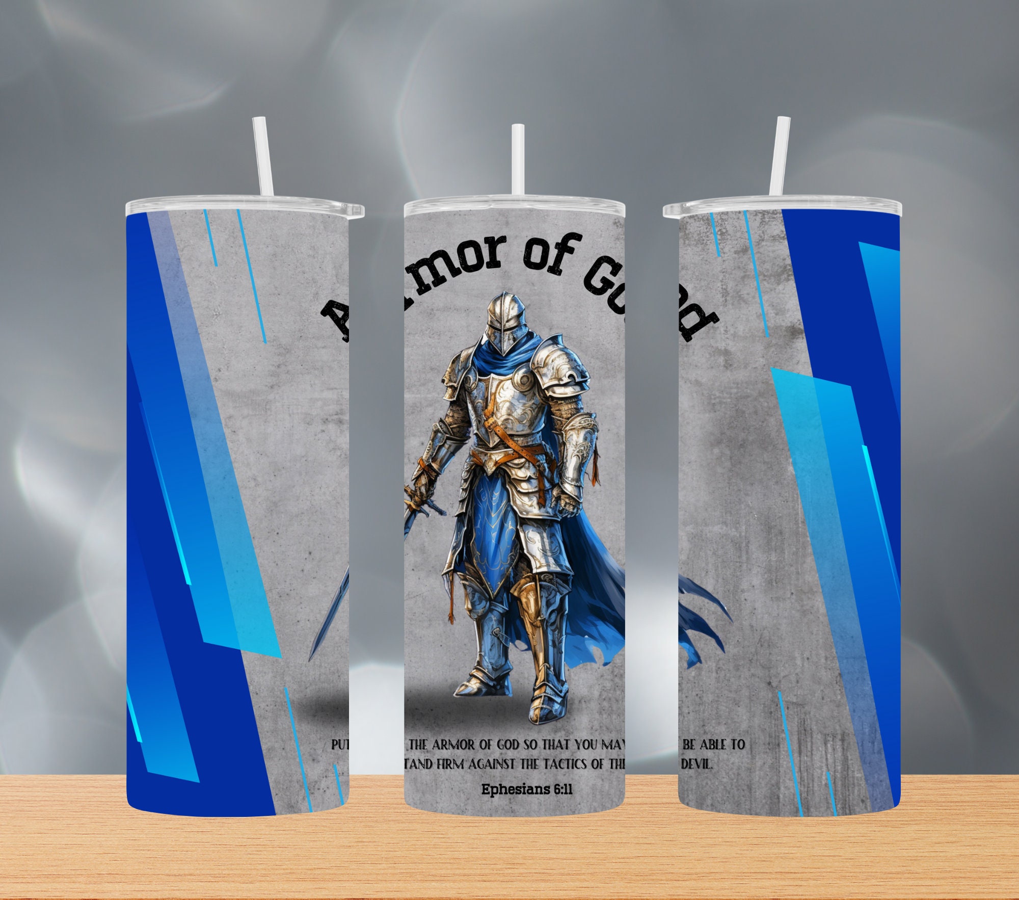 Armor of God 20 Oz Tumbler, Manly, Sublimation Design Digital Download ...