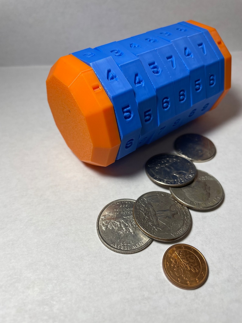 Practical Cryptex Combination Safe Hanheld Childproof 3D Printed ...