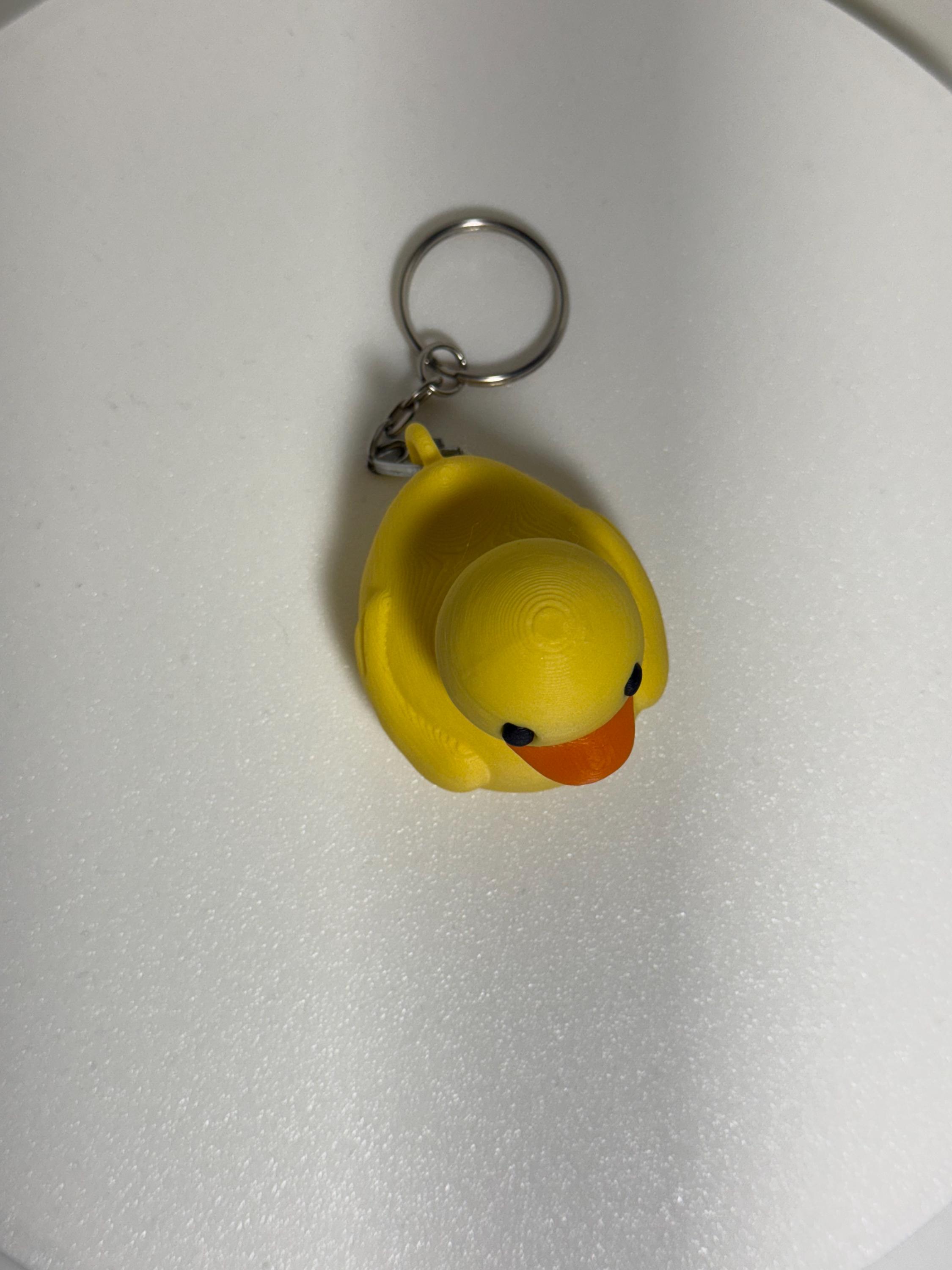 Small Rubber Duck Keychain / Cute 3d Printed Ducky Keychain - Etsy
