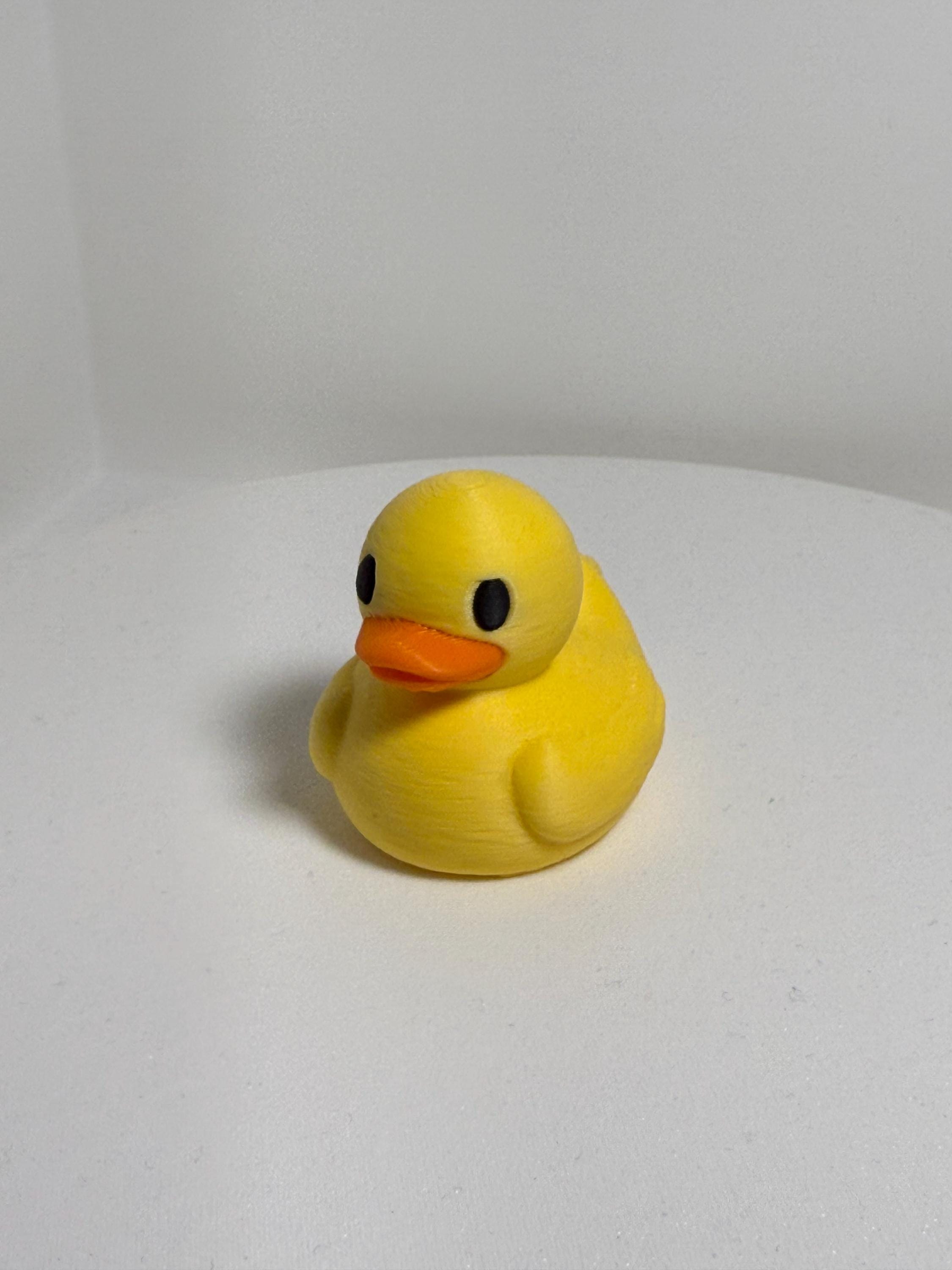 3D Printed Rubber Duck Keychain, Eco-friendly Ducky - Etsy