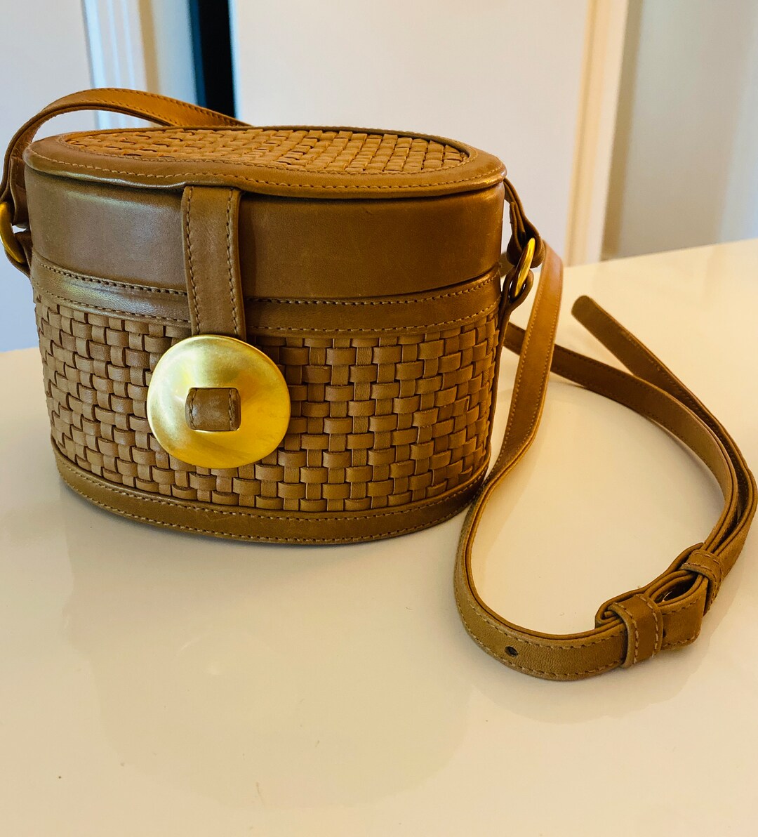 Vintage Robert Lee Morris Round Handbag RARE Circa 1980s - Etsy