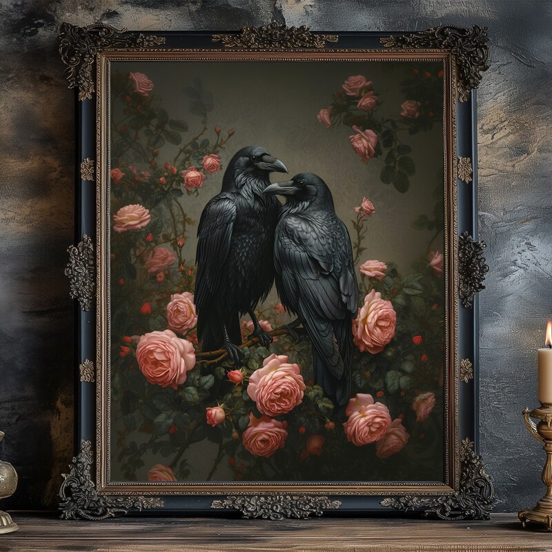 Raven Art - Etsy