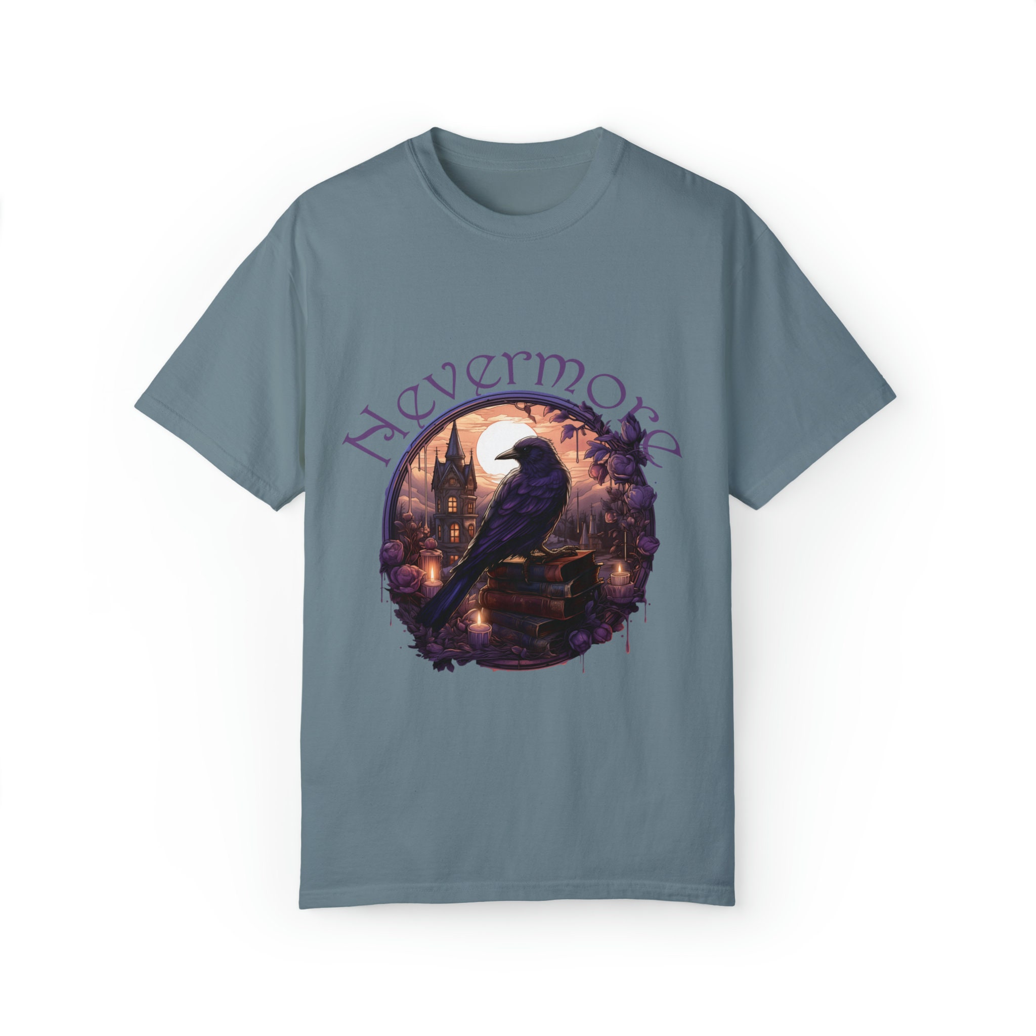 Edgar Allan Poe Shirt, Nevermore the Raven Tee, Book Lover Gift ...