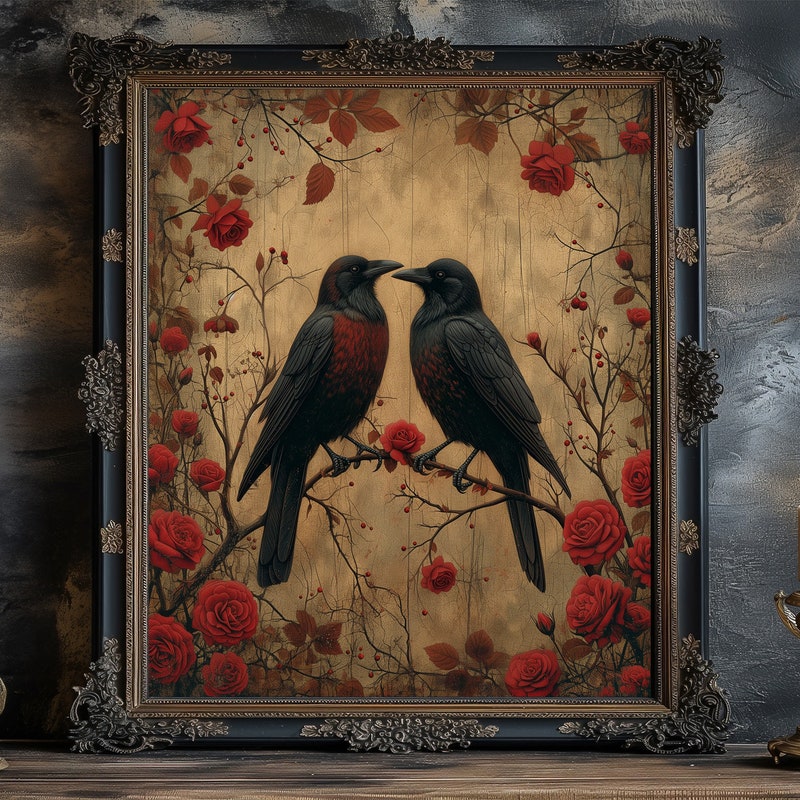 Raven Artwork - Etsy