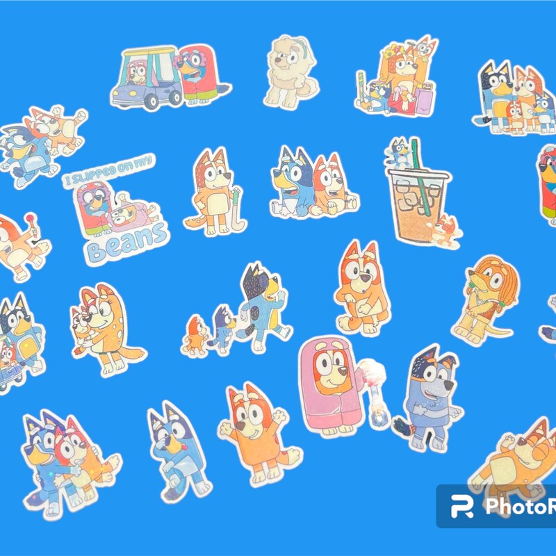Bluey Stickers - Etsy