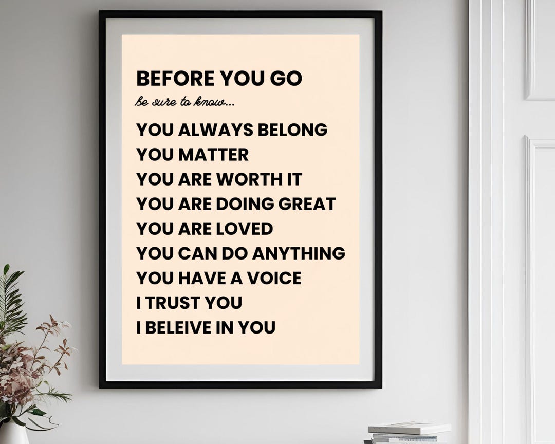 Affirmation Wall Art for Kids Inspirational Classroom Decor Kids Room ...