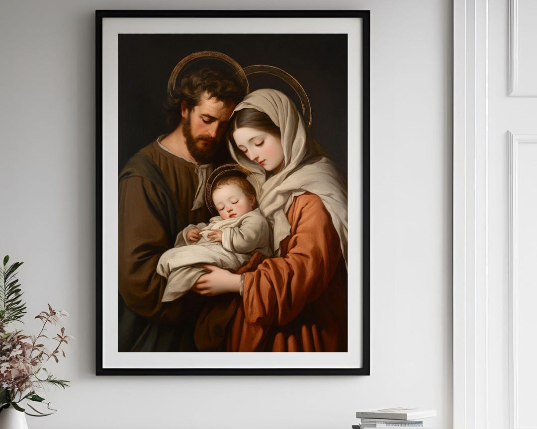 Holy Family | Image of the Holy Family | Oil Painting, Catholic ...