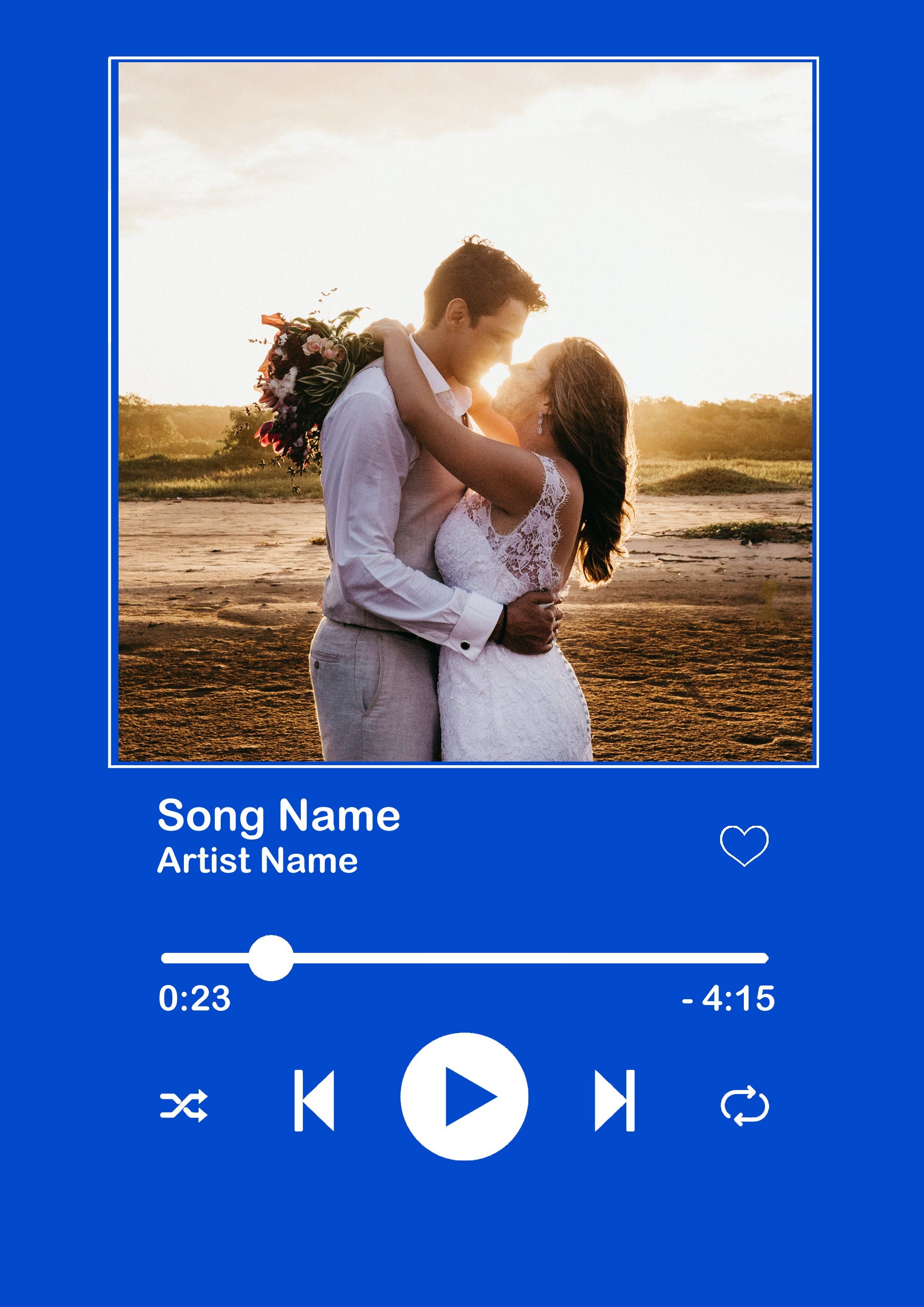 Custom Spotify Album Cover, Custom Portrait Cover With Your Song ...