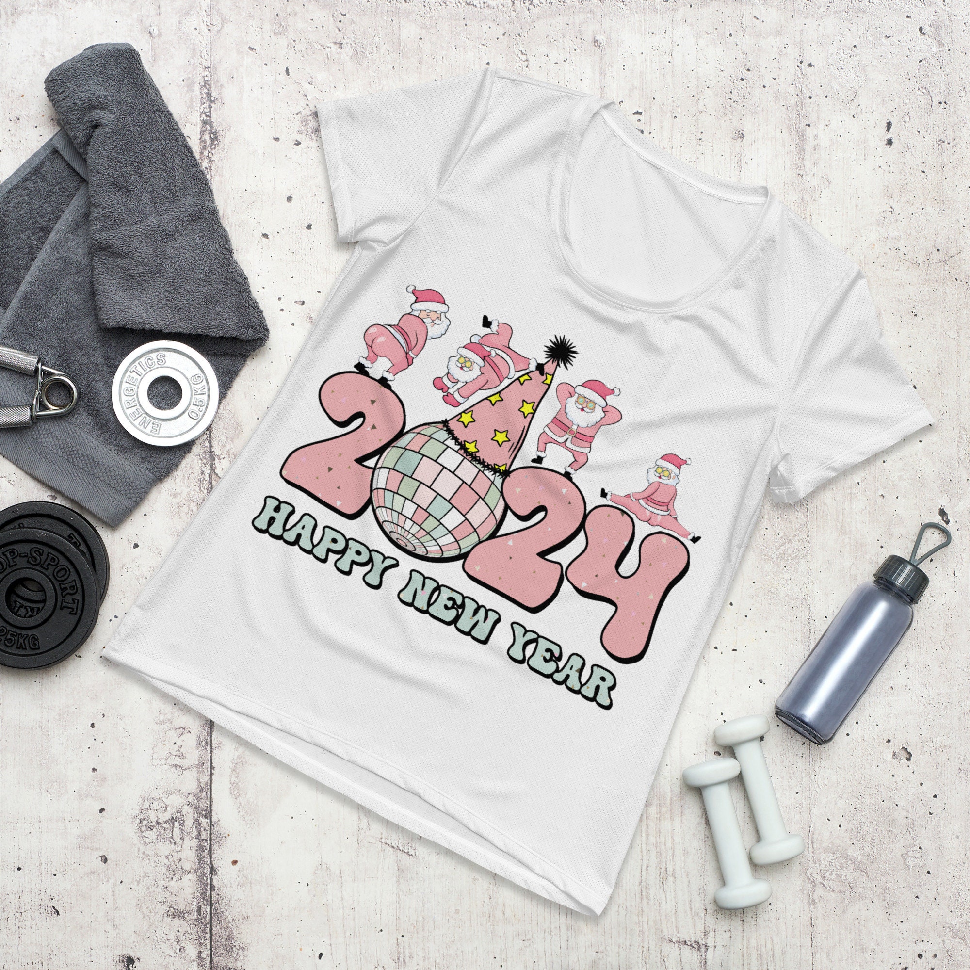 Santa 2024 Dancing SVG , Merry Christmas , Happy New Year Png, Santa ...