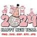 Santa 2024 Dancing SVG , Merry Christmas , Happy New Year Png, Santa ...