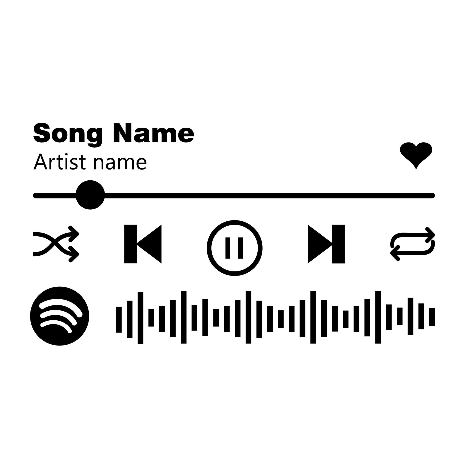 Music Player Svg Bundle, Music Player Display, Audio Control Svg, Play ...