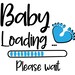 BABY Loading Svg, New Baby Svg, Baby Loading Progress Bar Svg, Please ...
