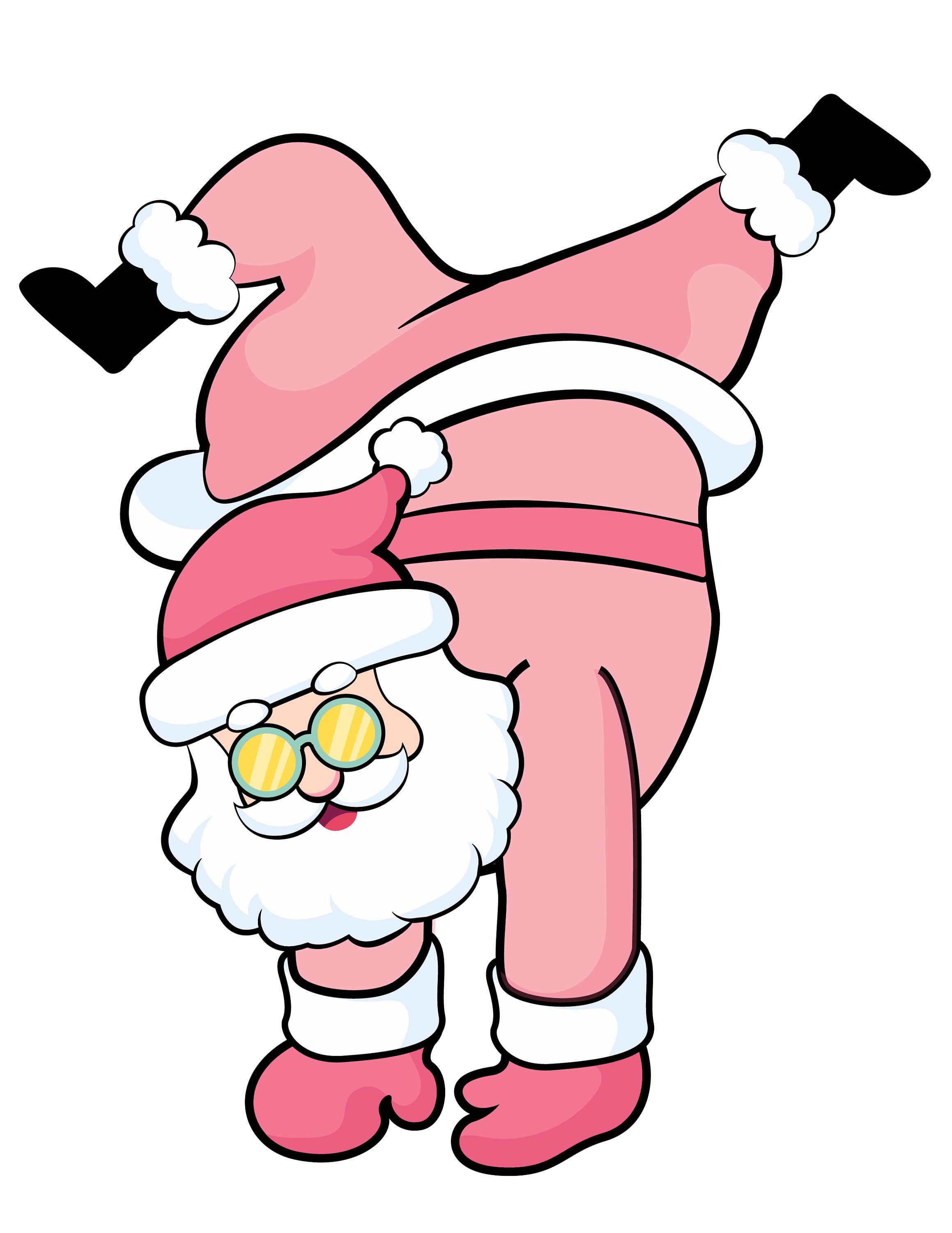 Santa 2024 Dancing SVG , Merry Christmas , Happy New Year Png, Santa ...