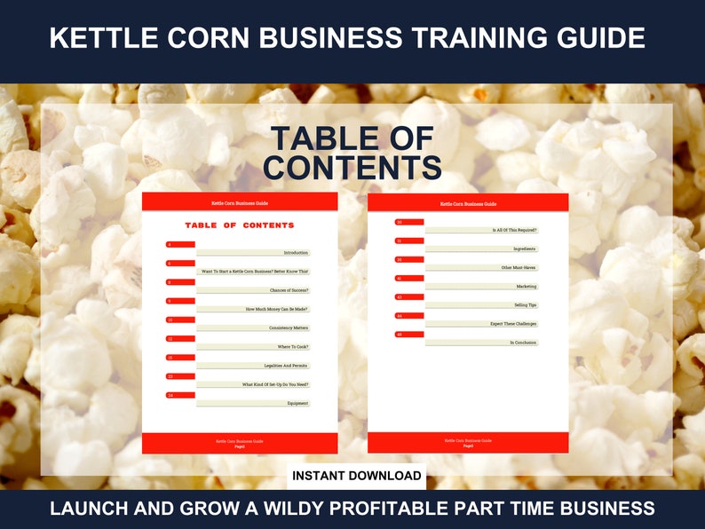 The Kettle Corn Business Guide - How to Launch and Grow a Wildly ...