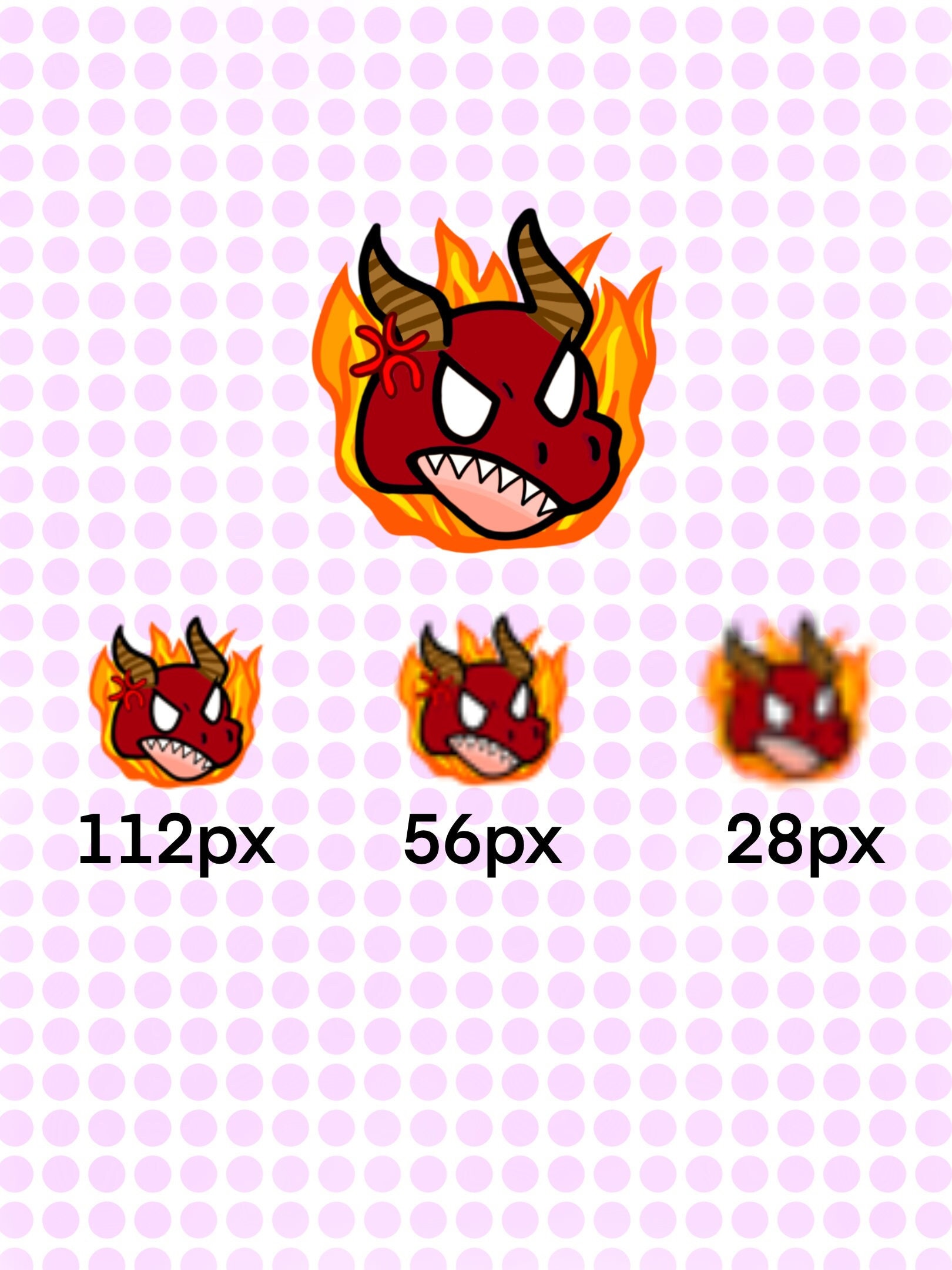 Red Dragon Emote | Rage Twitch Emote - Etsy