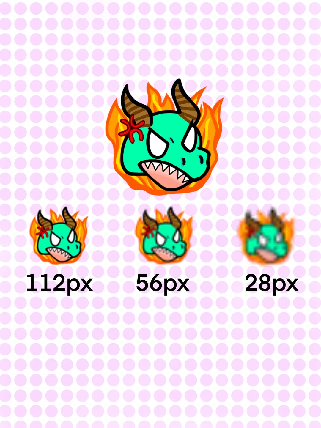 Teal Dragon Emote | Rage Twitch Emote - Etsy