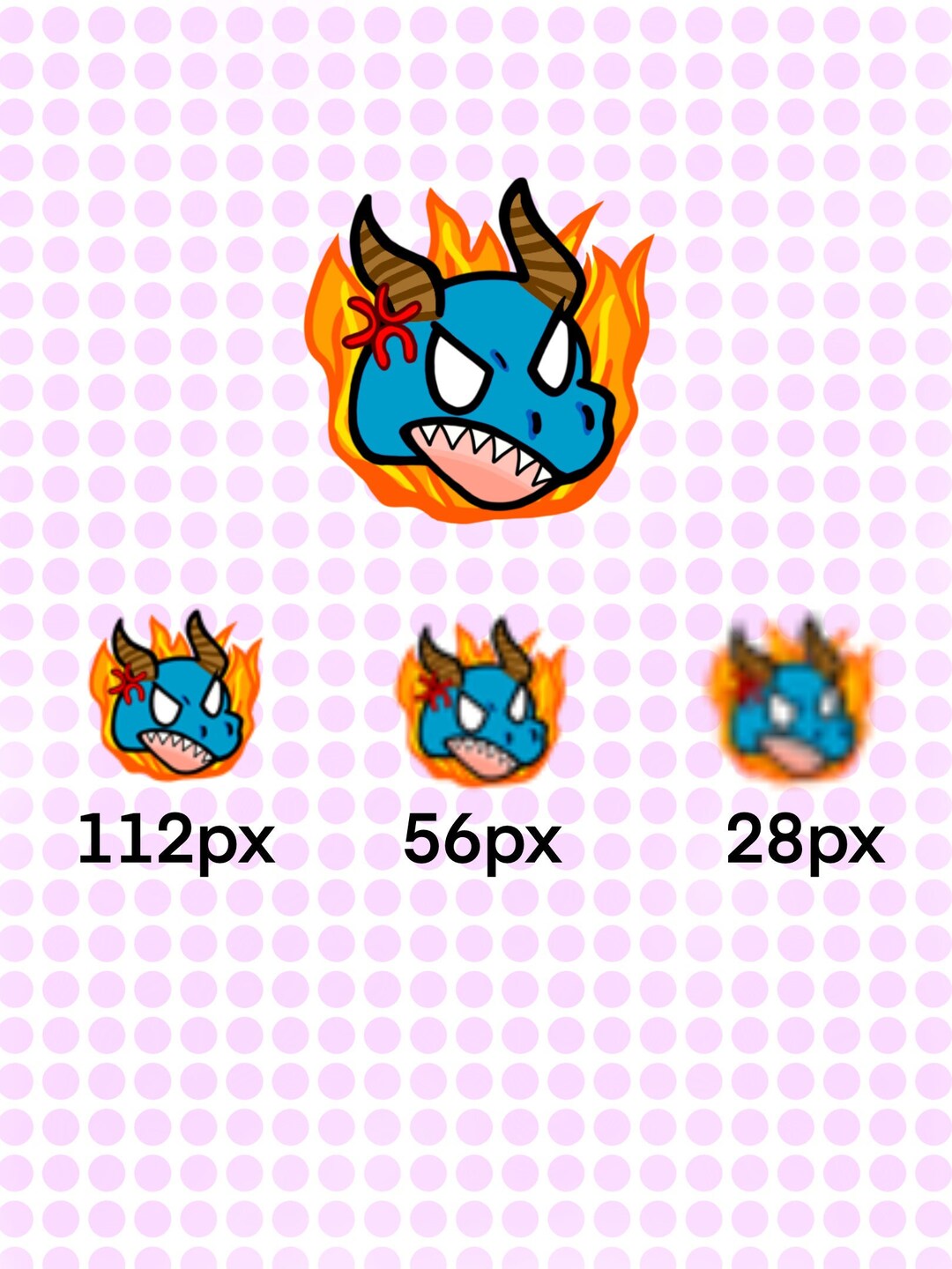 Blue Dragon Emote | Rage Twitch Emote - Etsy