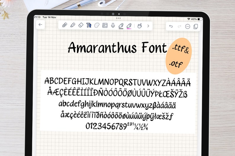 Two Handwritten Fonts, Note-taking With Neat Handwritten FONTS ...