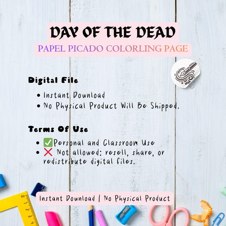 Papel Picado Dia De Los Muertos Coloring Pages : Mexican Folk Art ...