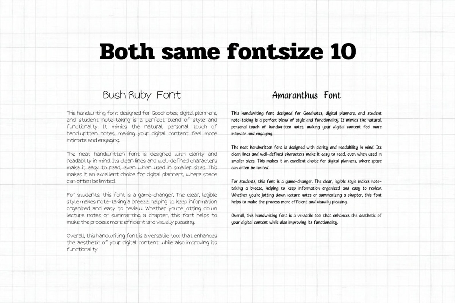Two Handwritten Fonts, Note-taking With Neat Handwritten FONTS ...