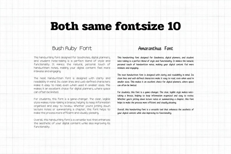 Two Handwritten Fonts, Note-taking With Neat Handwritten FONTS ...