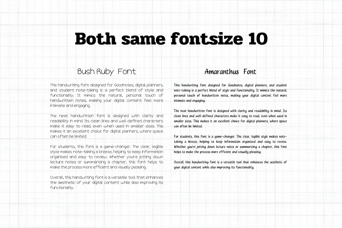Two Handwritten Fonts, Note-taking With Neat Handwritten FONTS ...