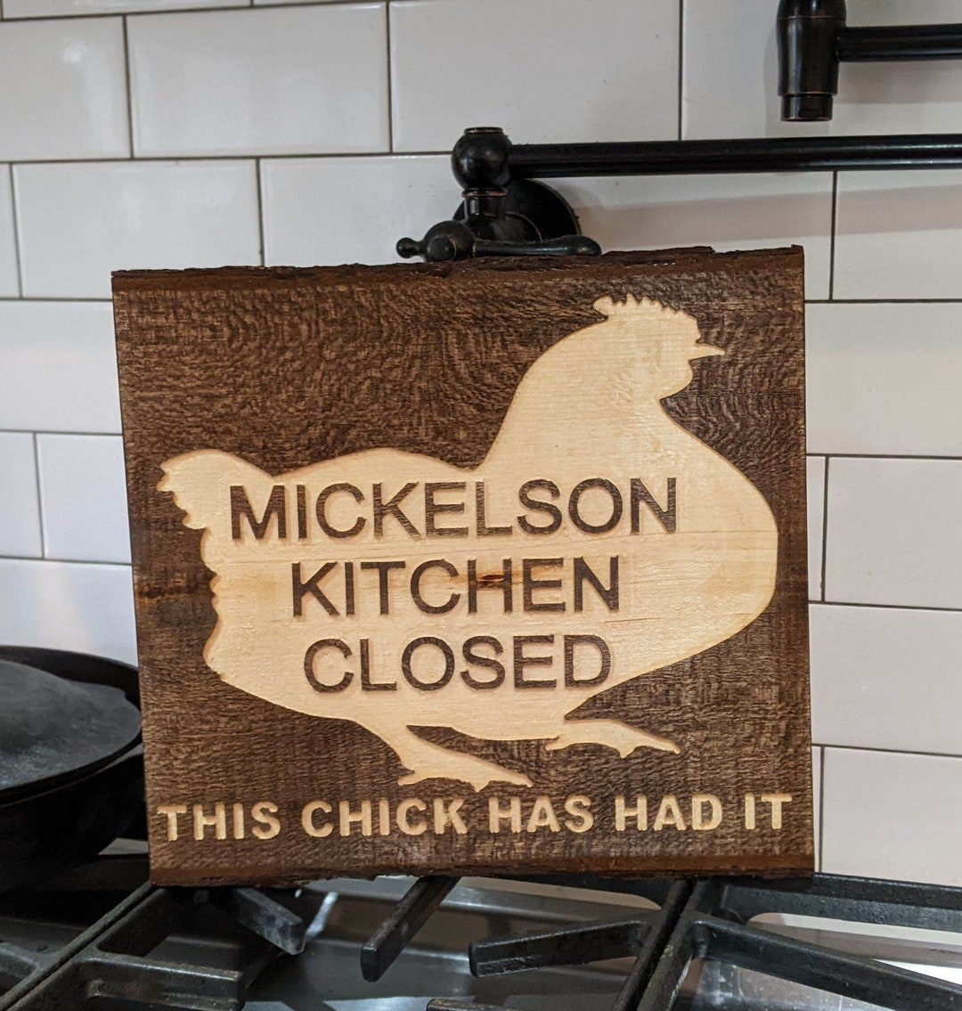 Beautiful Live Edge Kitchen Closed Signs - Etsy
